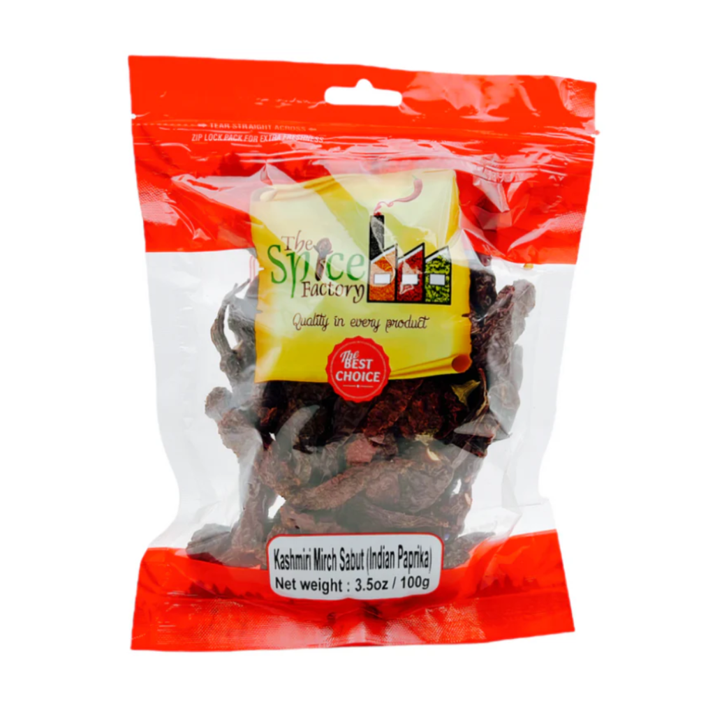 The Spice Factory Kashmiri Chilli Whole - Pure Spices Wagga