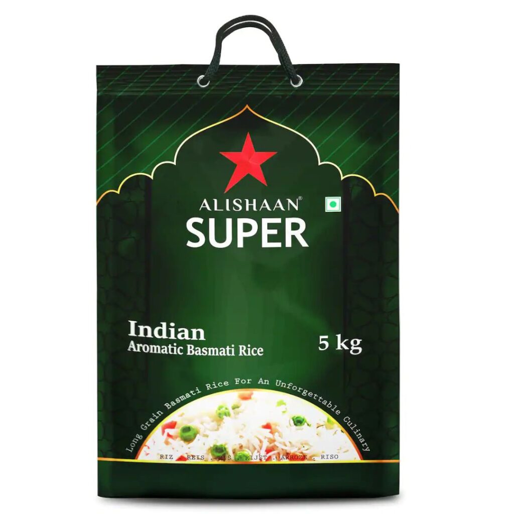 Alishaan Super Basmati Rice 5kg - Pure Spice Wagga