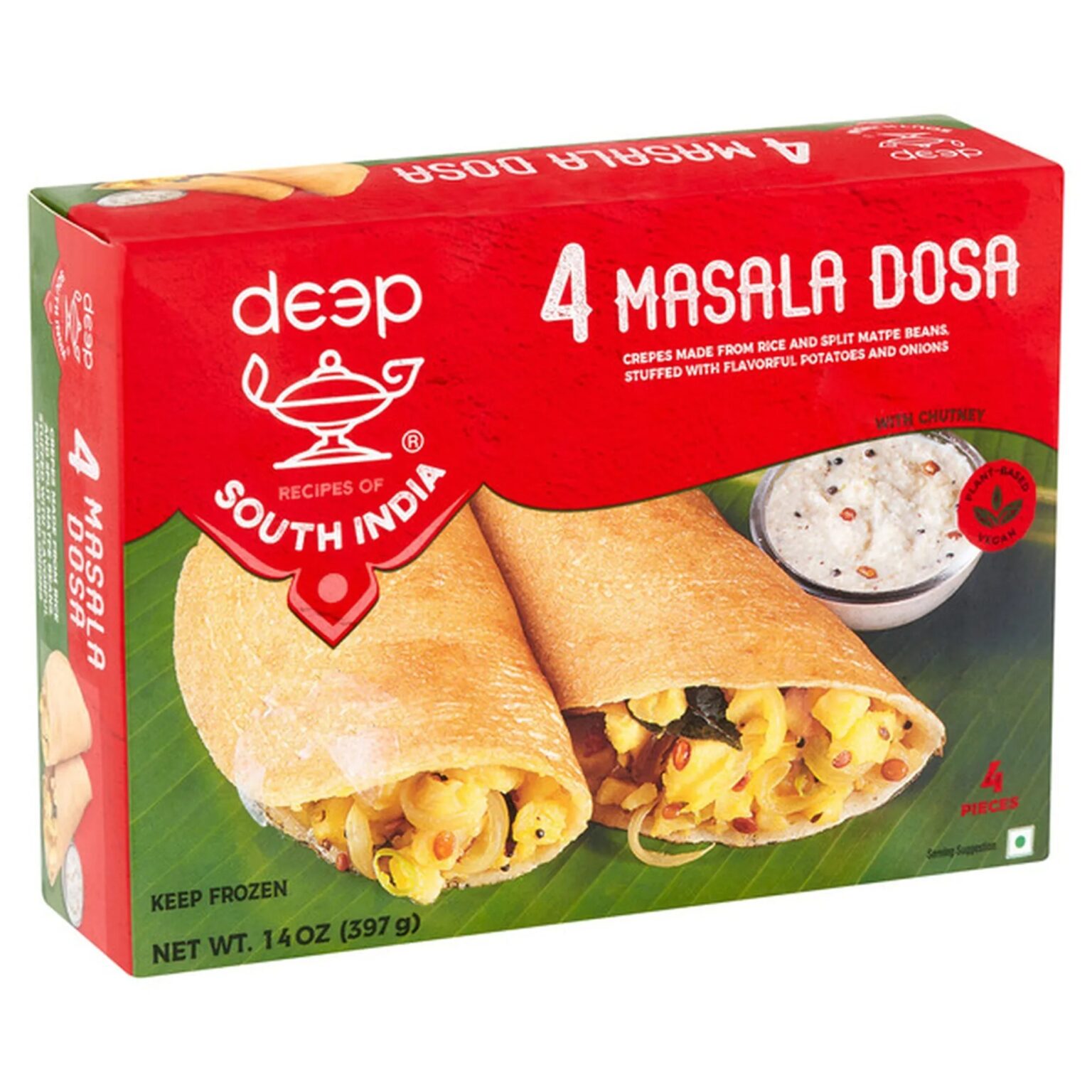 Deep Masala Dosa 4pcs - Pure Spices Wagga