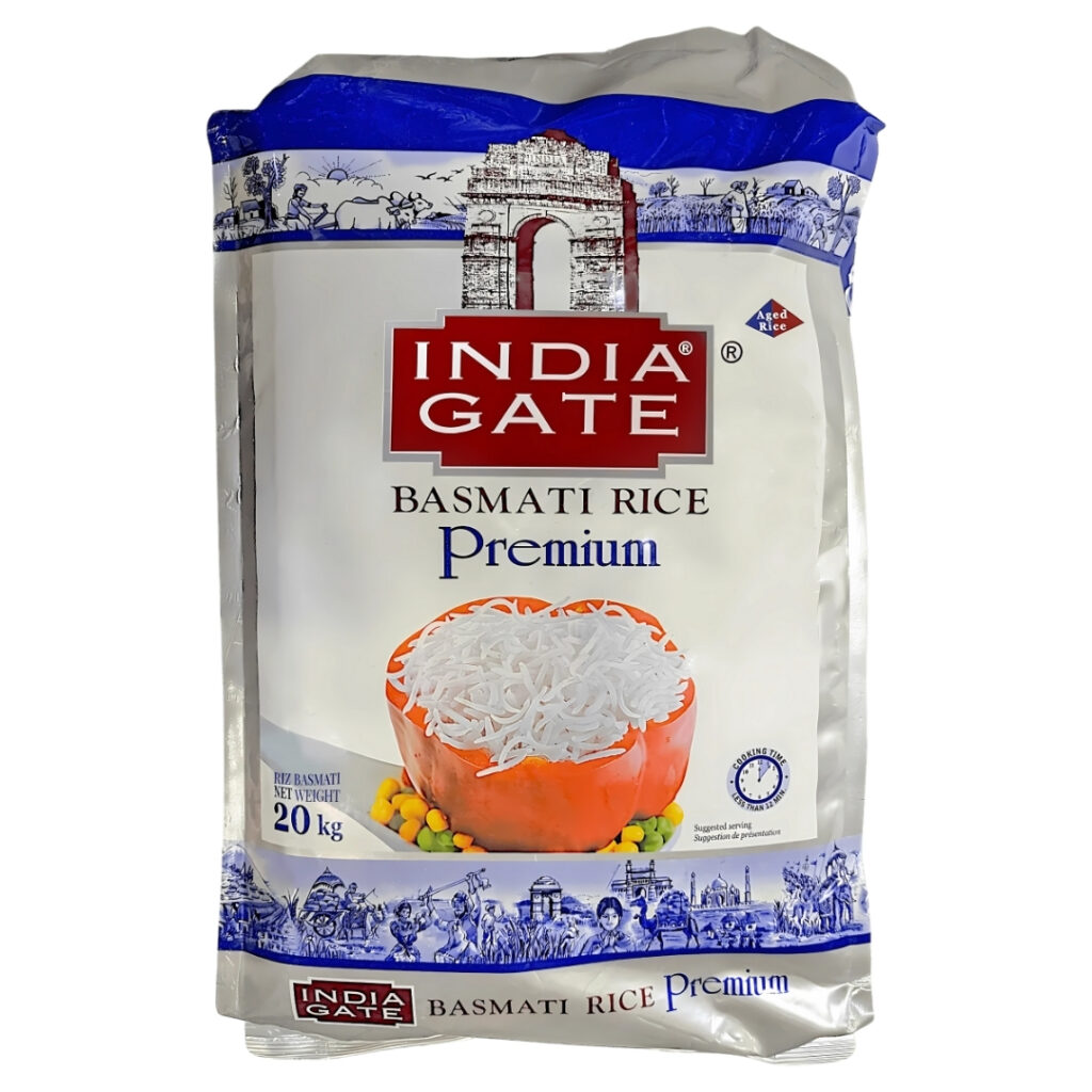India Gate Basmati Rice Premium 20Kg - Pure Spices Wagga